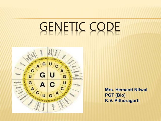 genetic code.pptx