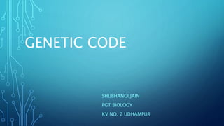 Genetic code.pptx
