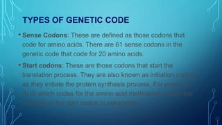 Types Of Genetic Codes – Genetic Code Explained – LCKM