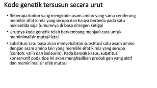 GENETIC CODE.ppt for genetic education#### | PPT