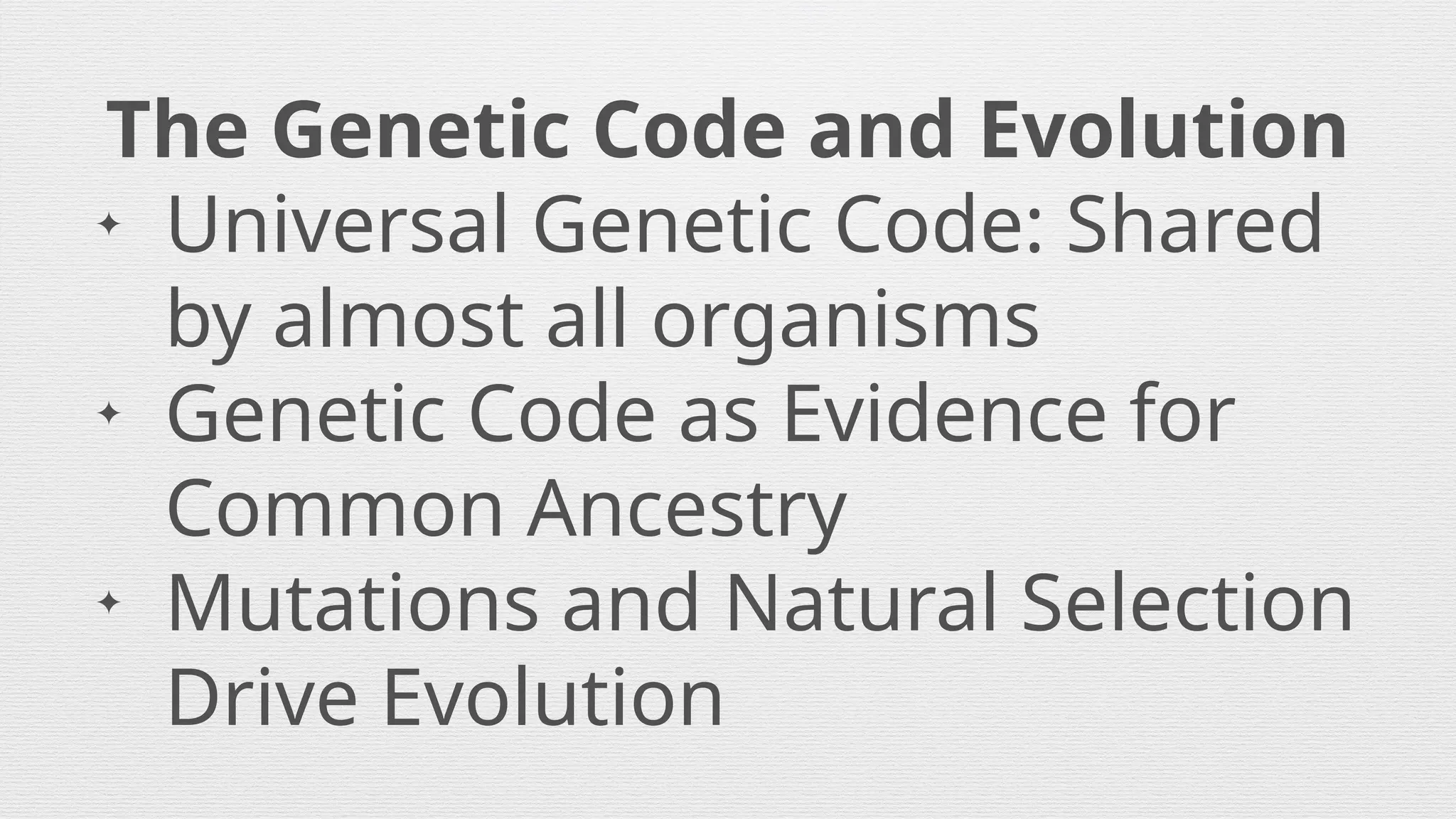 genetic code and its properties-Universal,degeneracy | PPT