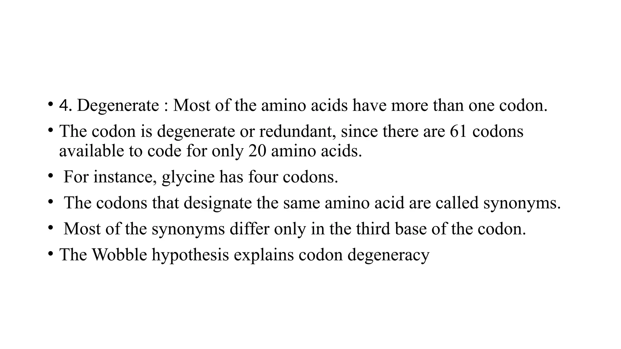 GENETIC. CODE. and its process . pptx | PPTX