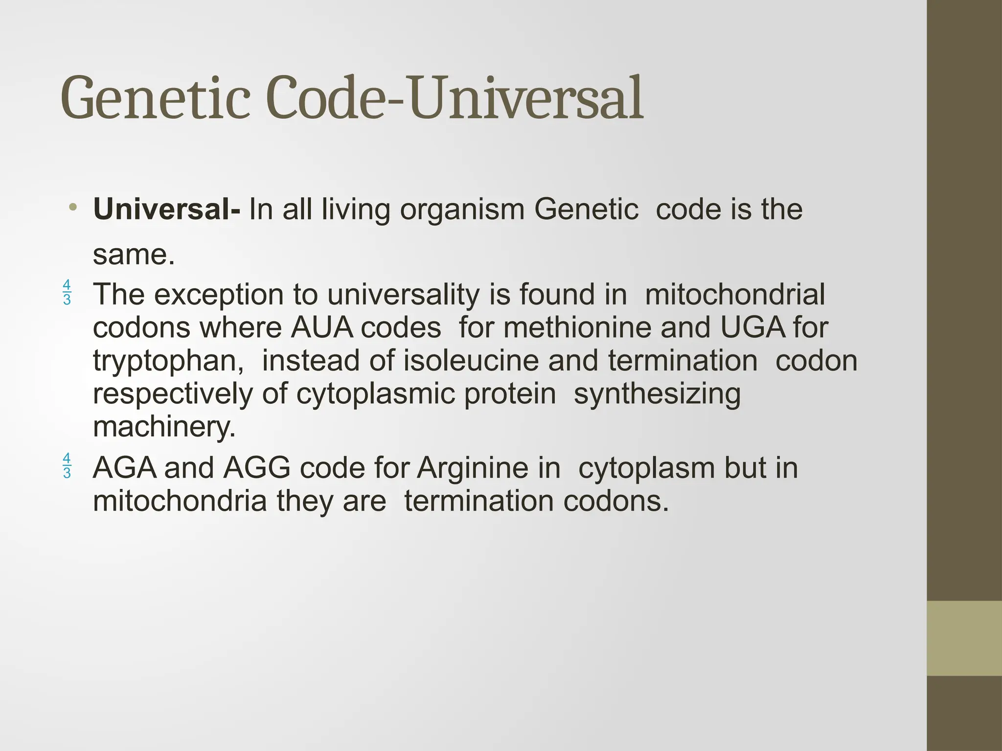 GENETIC CODE's (Types of Mutations).pptx