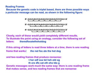 Genetic code2 | PPTX