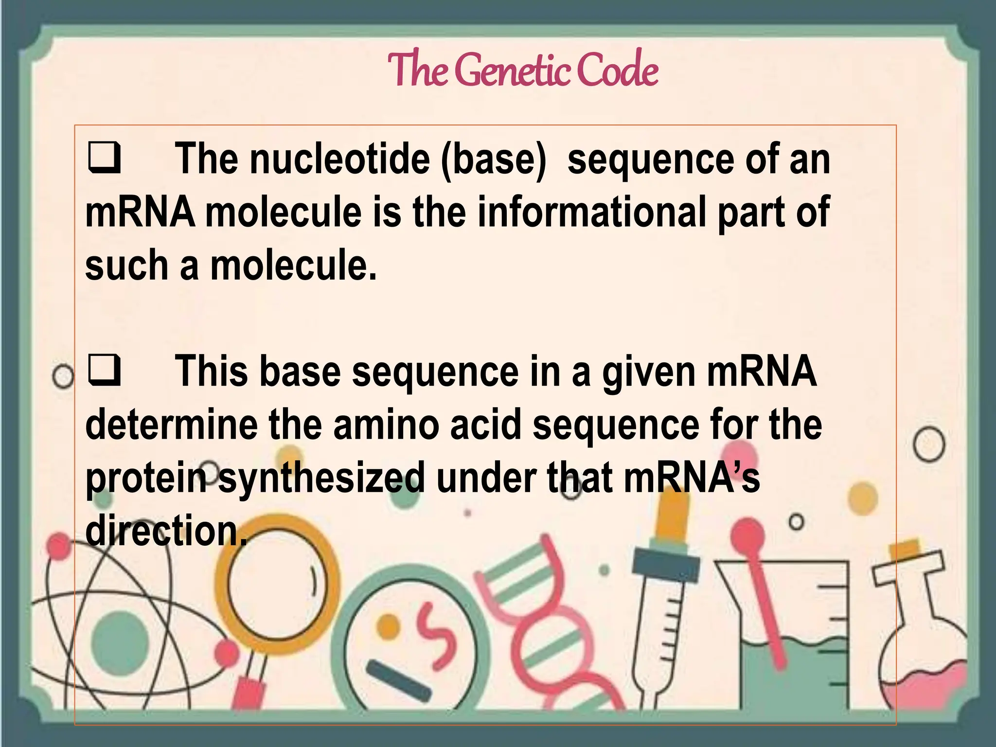 genetic code 3.pptx for your science presentation this is what you need to download this file | PPTX