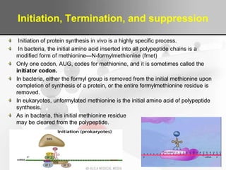 Genetic code and transcription | PPTX
