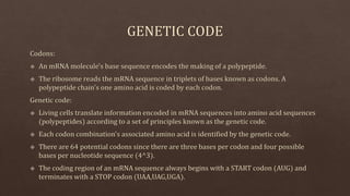 genetic code and translation.pptx