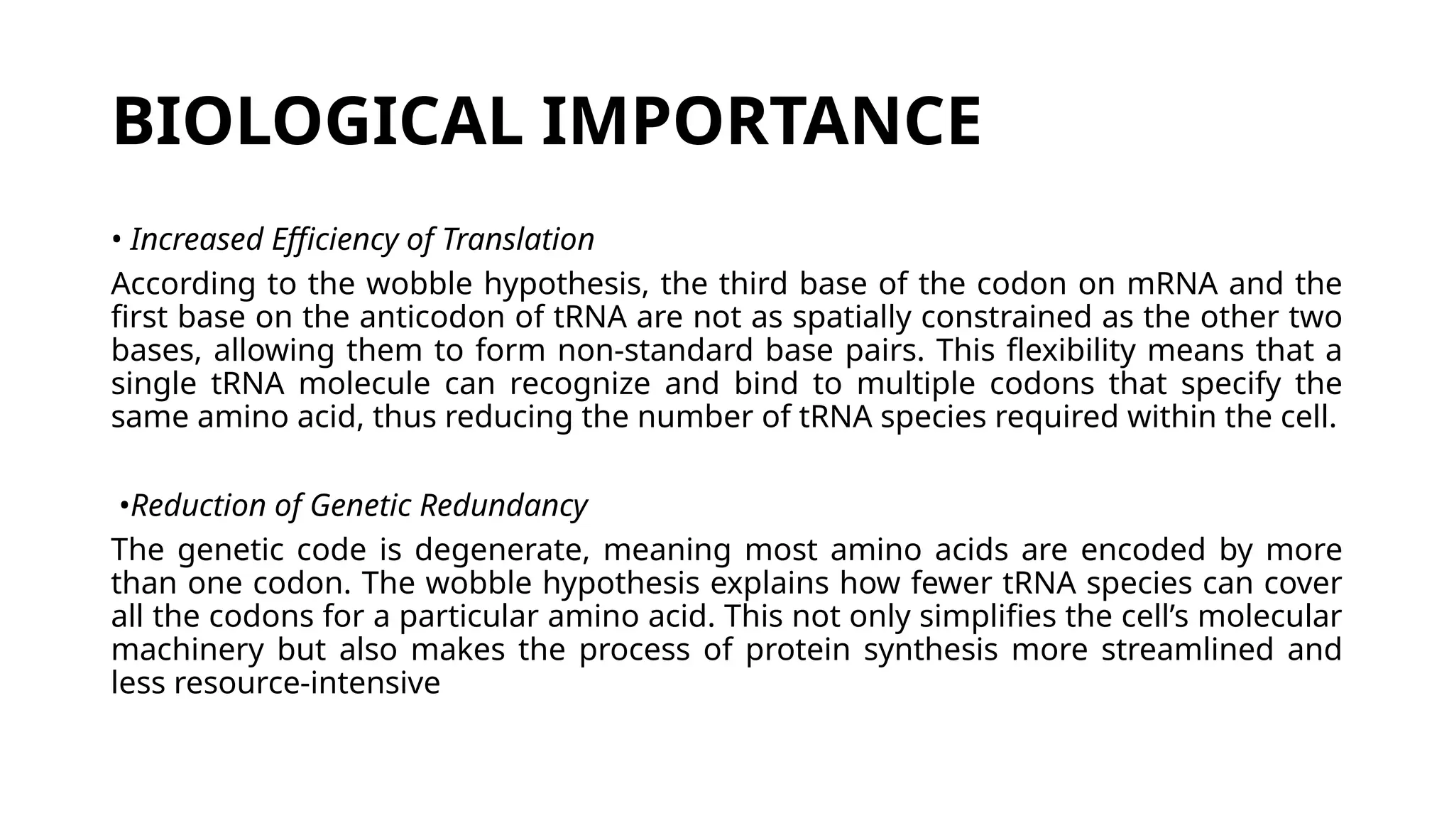 Genetic code and Wobble hypothesis .pptx