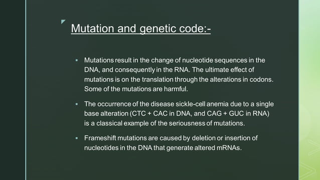 Genetic code a presentation on genetic code how a gene express ...