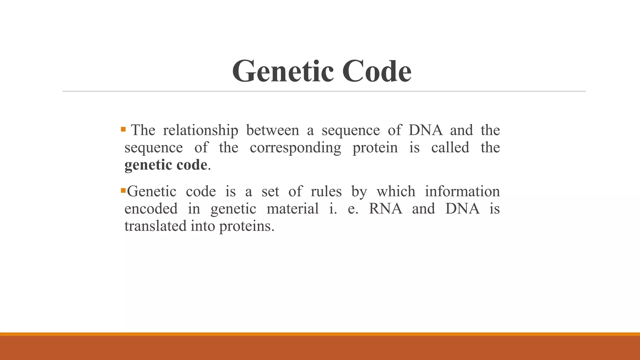 Genetic Code Deciphering Propertie And Code Dictionary Pptx Programming Languages Computing