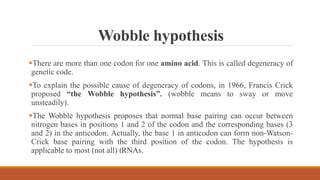 Genetic code deciphering propertie and code dictionary. | PPTX | Programming Languages | Computing