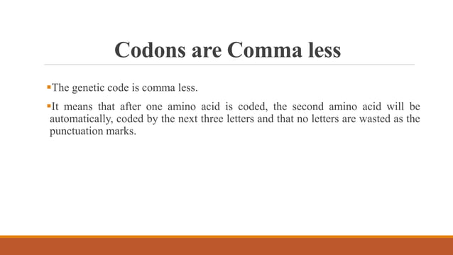 Genetic Code Deciphering Propertie And Code Dictionary Pptx Programming Languages Computing