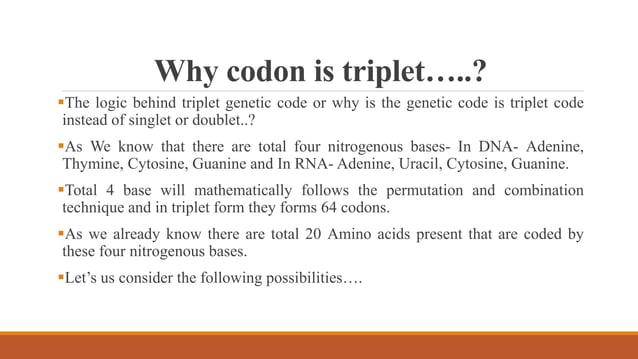 Genetic Code Deciphering Propertie And Code Dictionary Pptx Programming Languages Computing