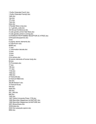 Genetic code master pdf container | PDF