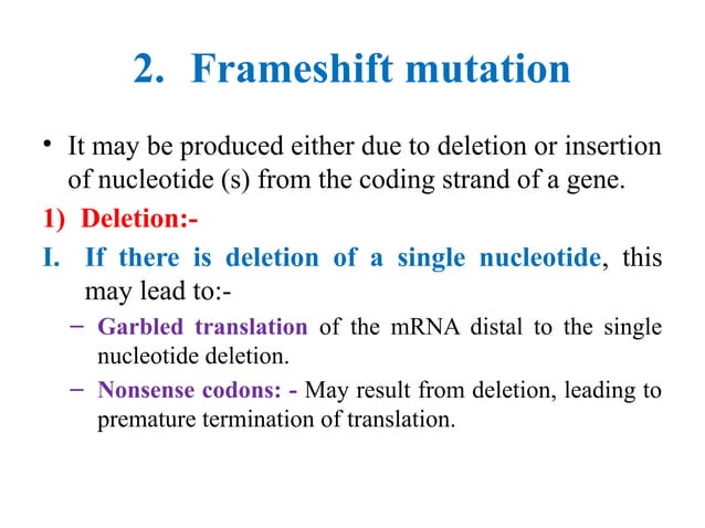 Genetic code & mutation types and effects.pptx