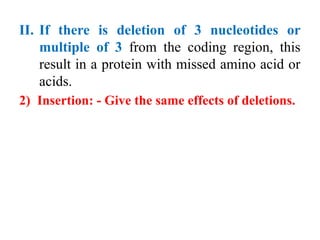 Genetic code & mutation types and effects.pptx