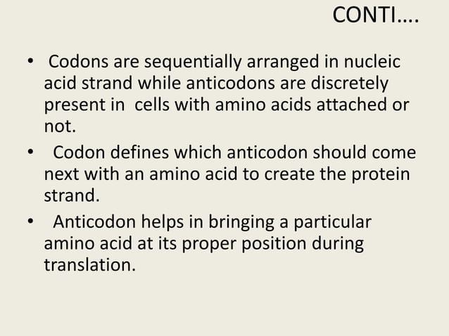 Genetic code ppt | PPTX | Programming Languages | Computing