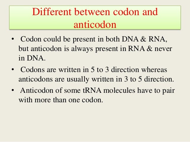 Genetic code ppt