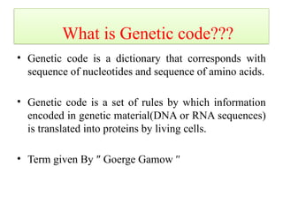 geneticcodeppt-190220122648 (1).pptx pharmaCOLOGY | PPTX