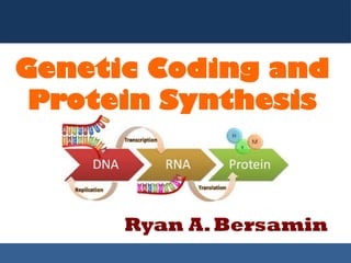 Genetic Code Protein Synthesisssssssssssss | PPTX