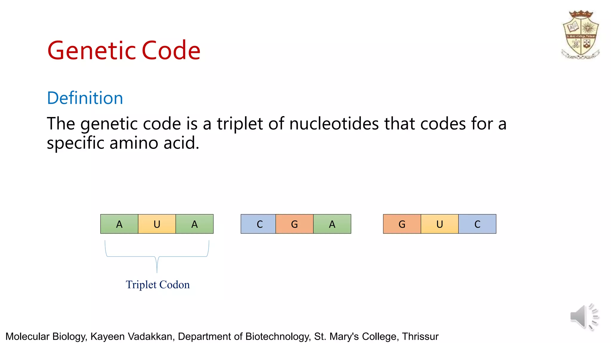 Genetic codon | PPTX
