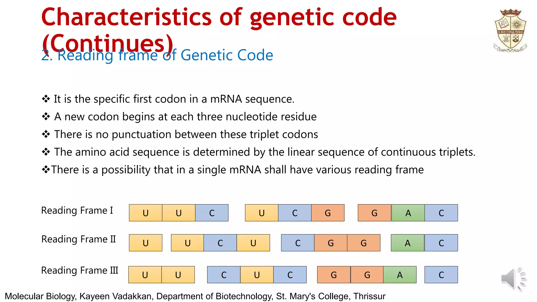 Genetic codon | PPTX