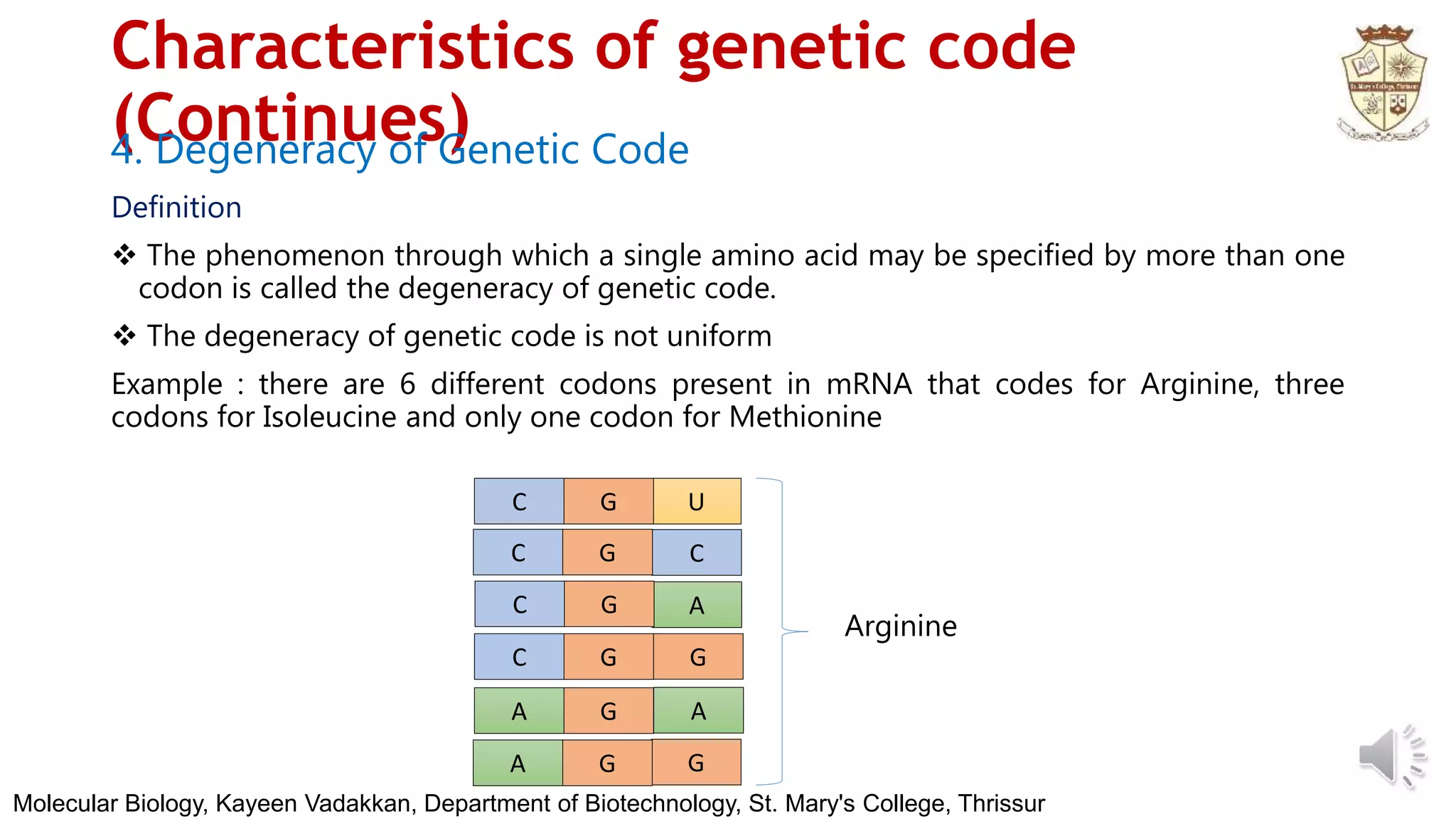Genetic codon | PPTX