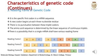 Genetic codon | PPTX