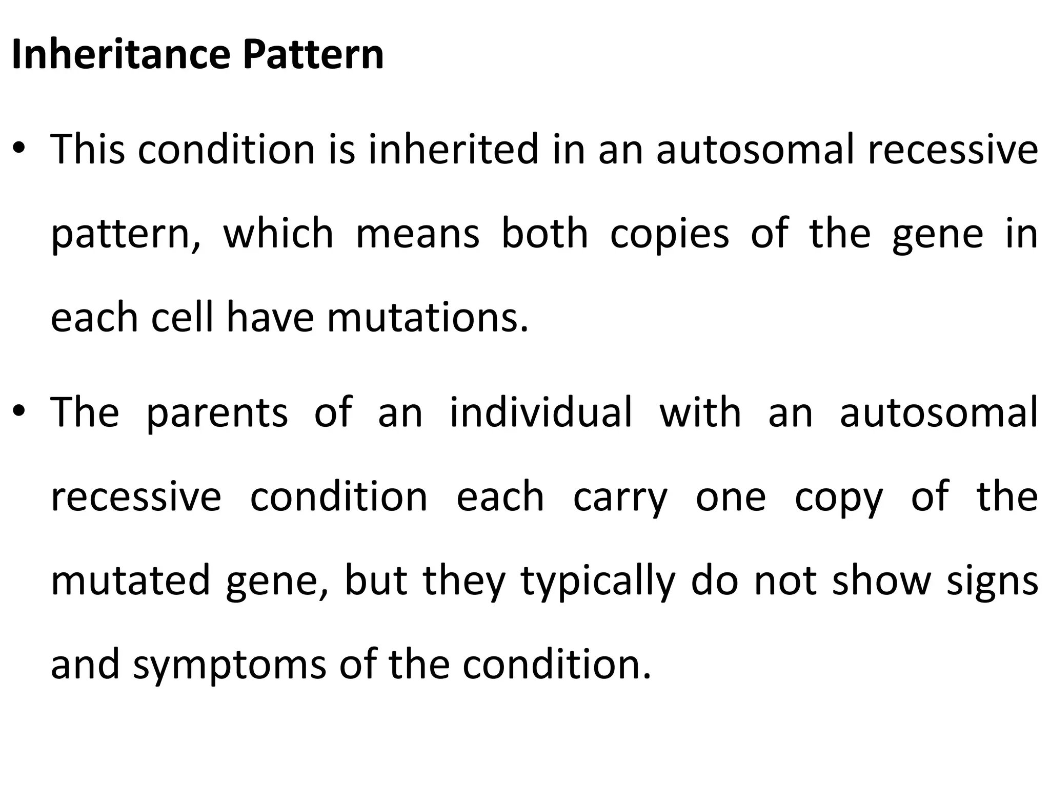Genetic condition | PPTX