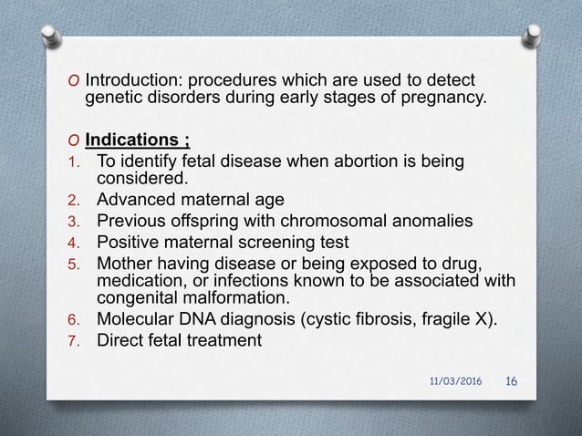 Genetic counselling & Prenatal Diagnosis | PPTX | Pregnancy | Reproductive Health