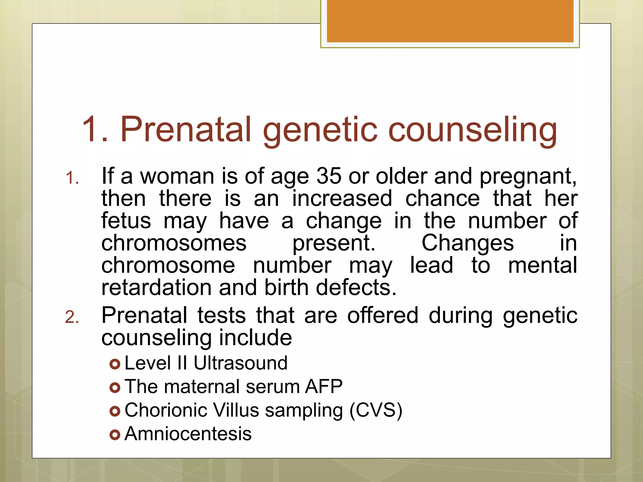 Genetic counseling: indications, types, purposes, beneficiaries, phases ...