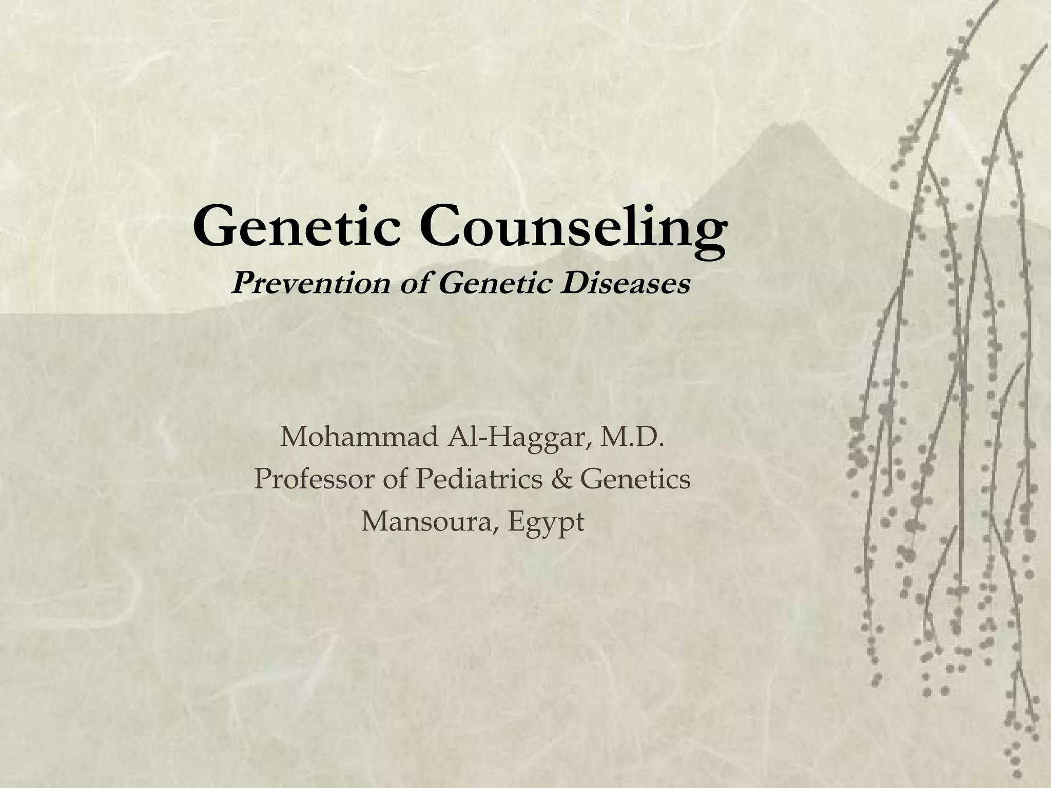 Genetic counseling | PPT