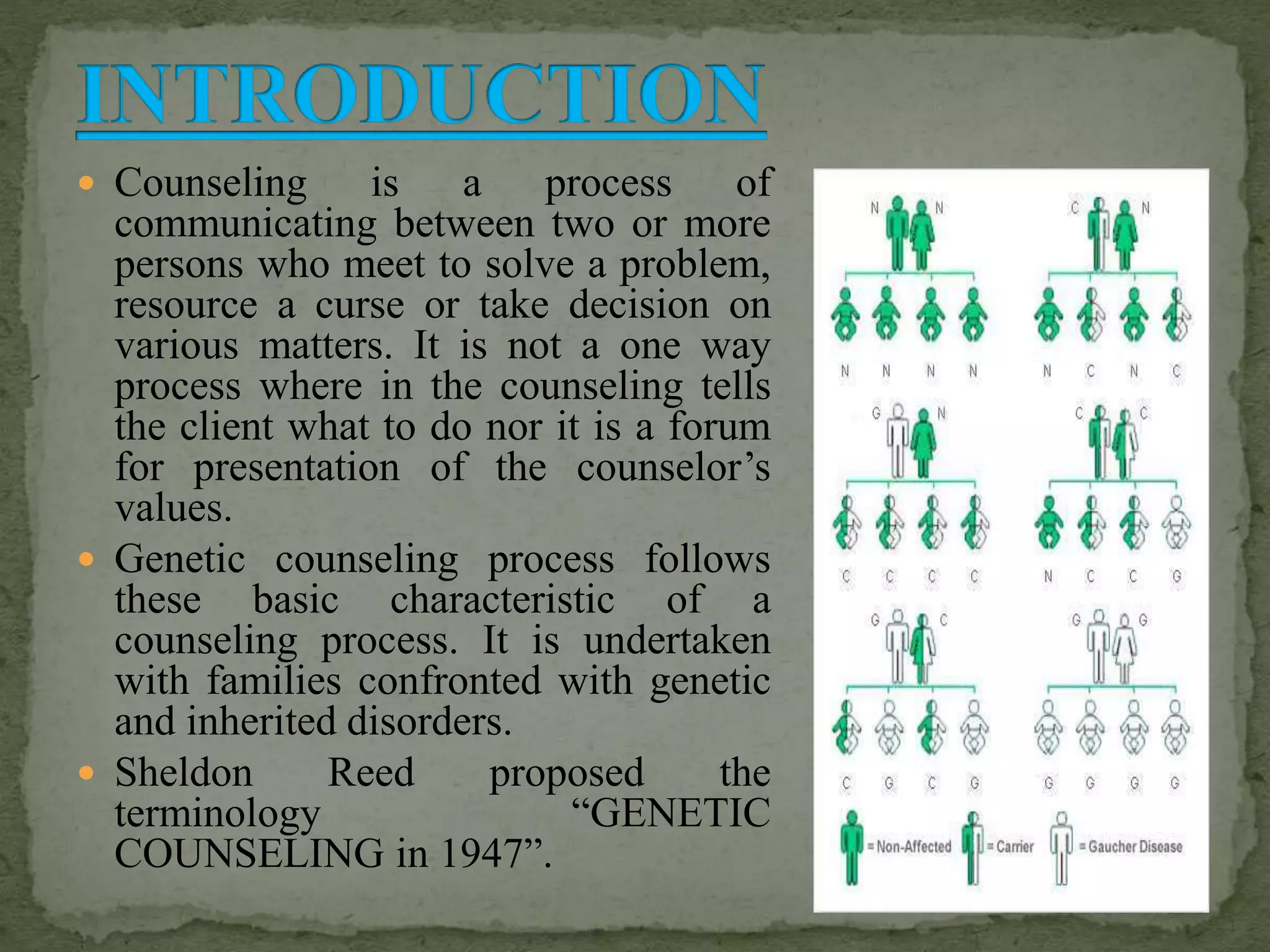 Genetic counselling | PPTX