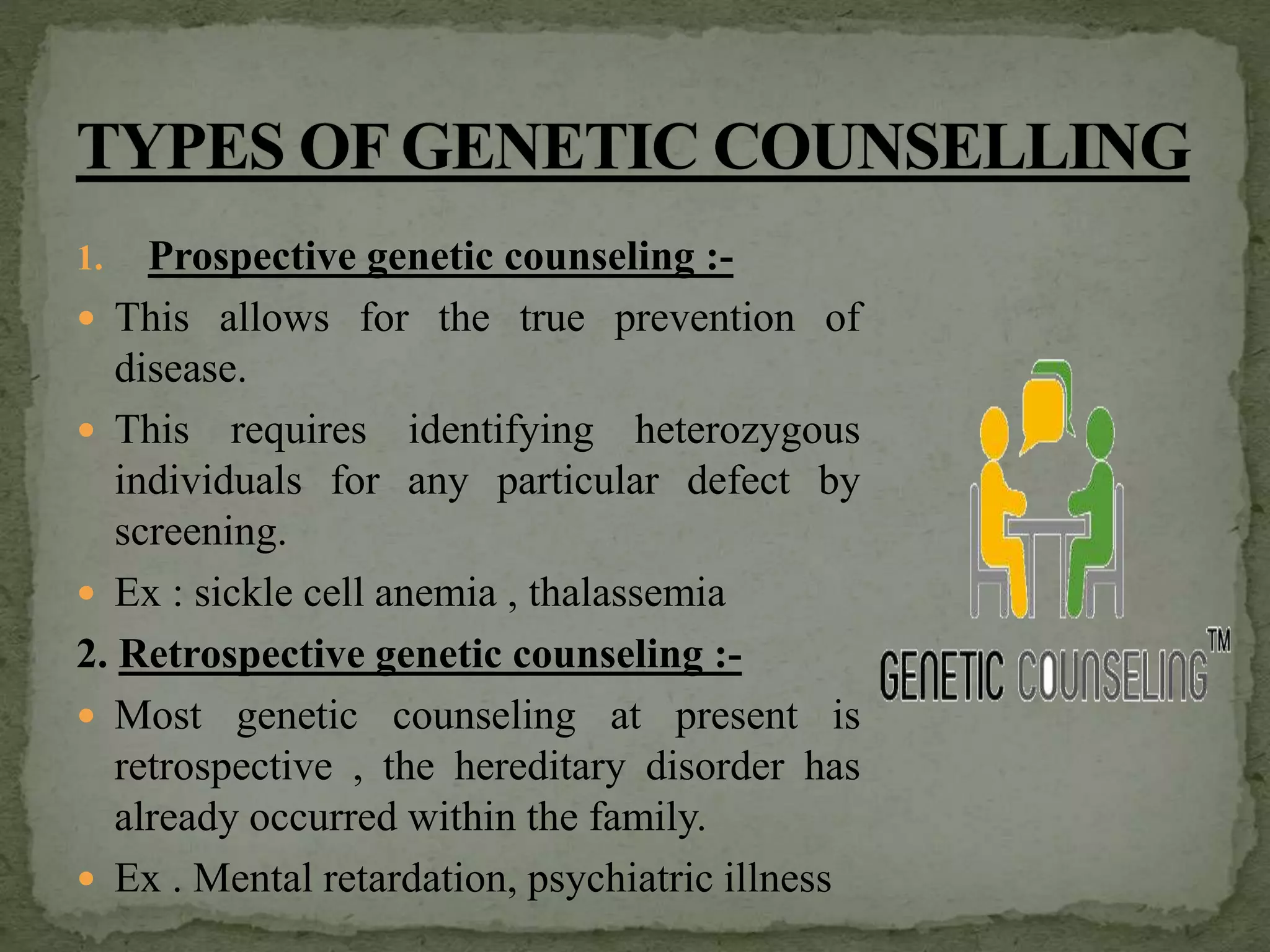 Genetic counselling | PPTX