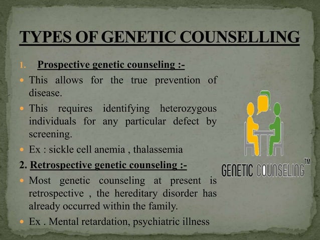 Genetic counselling | PPTX