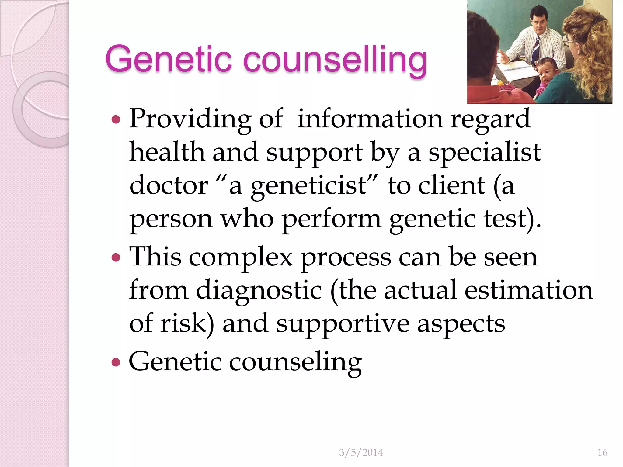 Genetic counselling | PPTX