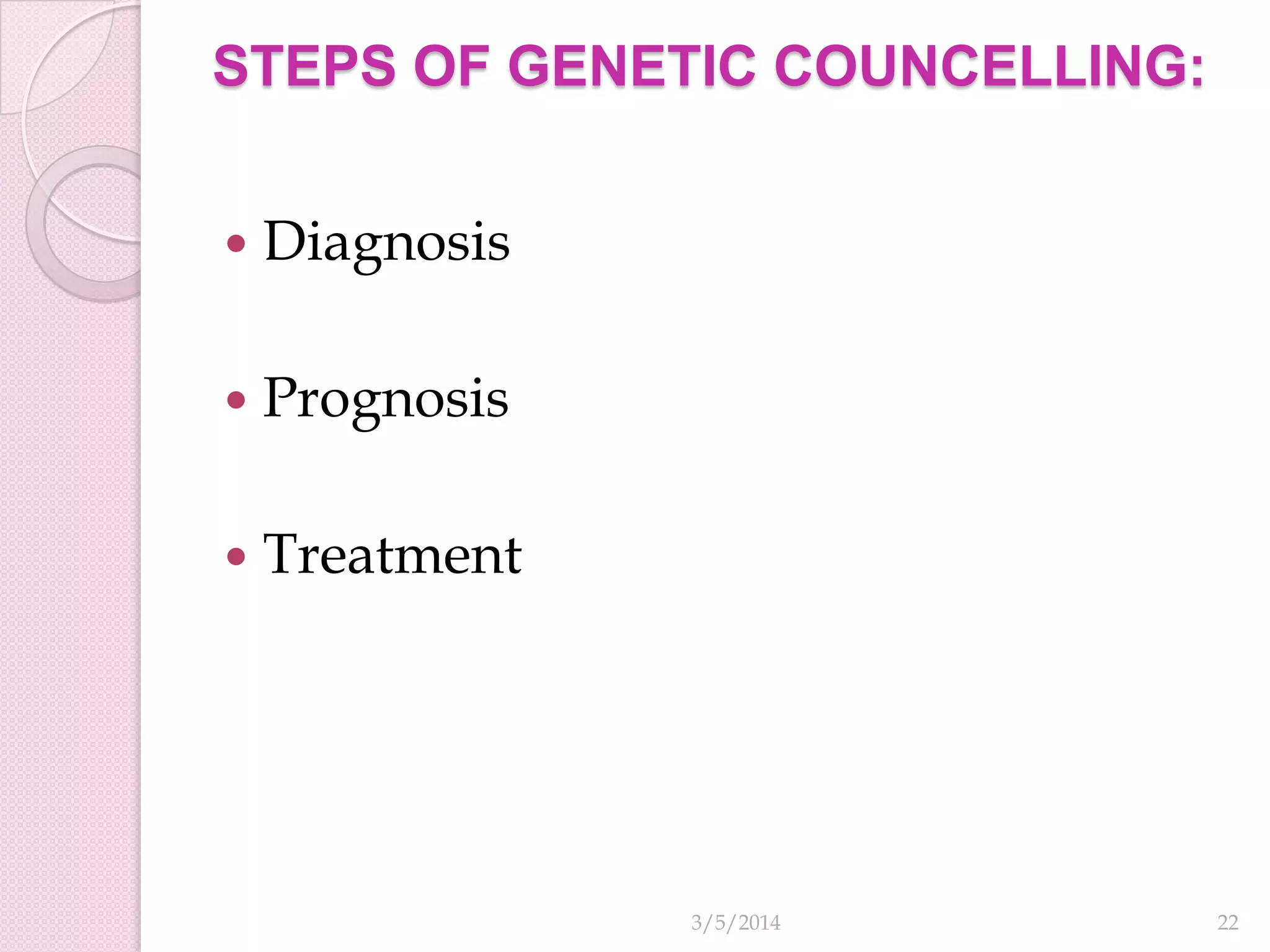Genetic counselling | PPTX