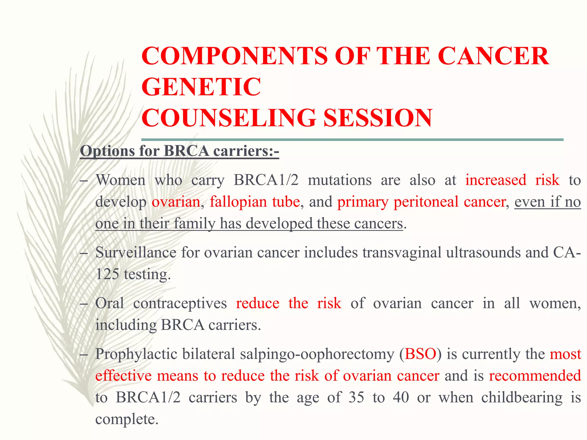 Cancer Genetic counselling | PPTX