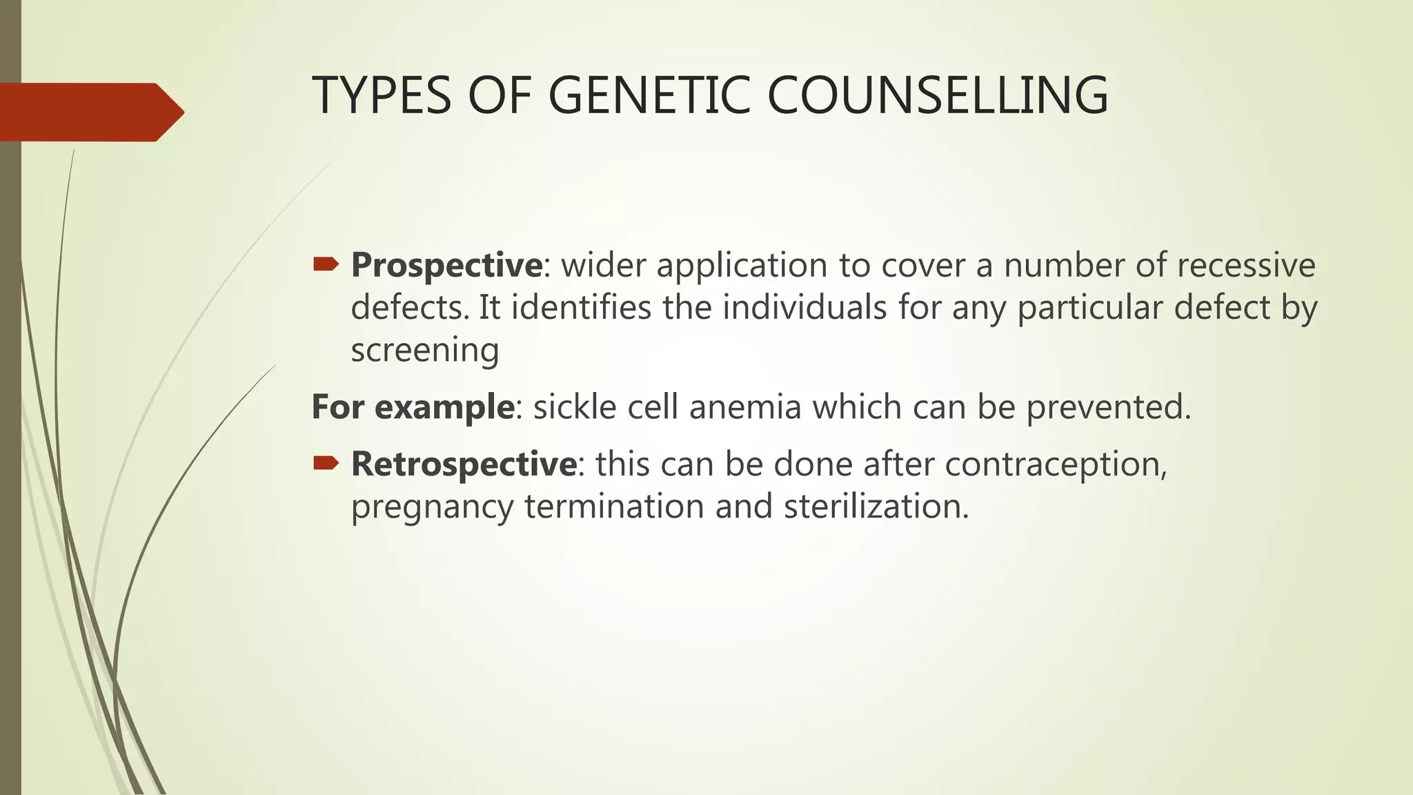 Genetic counselling | PPTX
