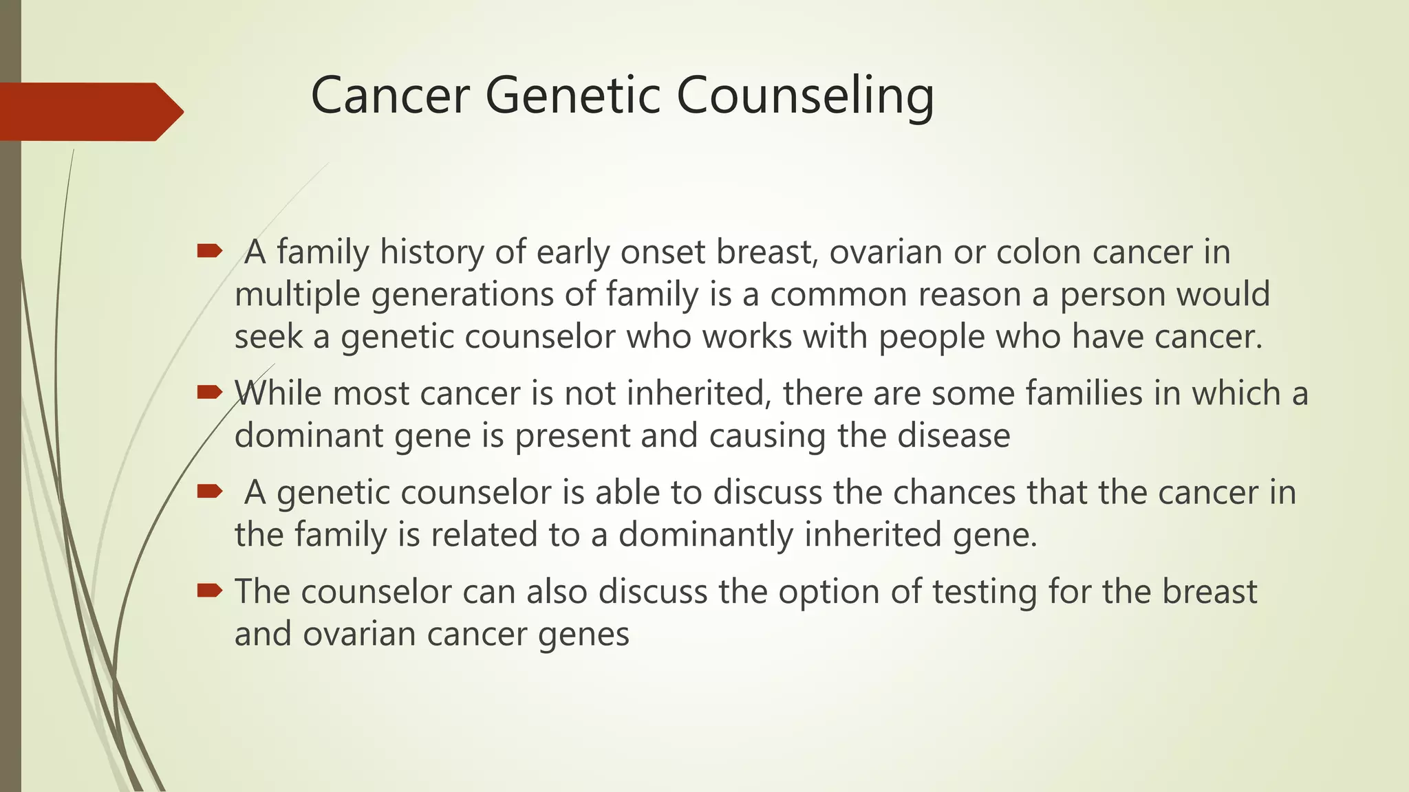 Genetic counselling | PPTX
