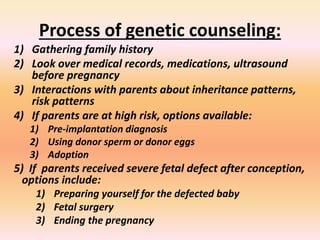 Genetic counselling | PPTX