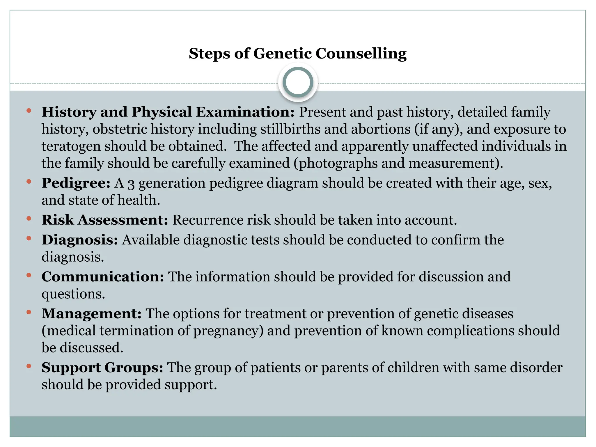 GENETIC COUNSELLING (BSc NURSING, GNM, ANM.pptx