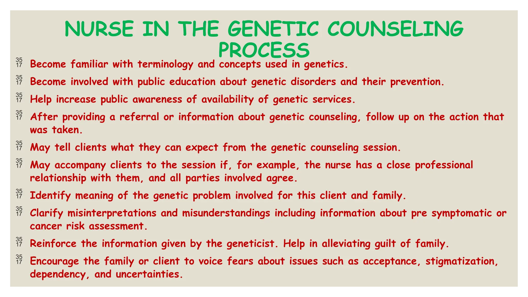 genetic counselling, ADVANCED NURSING PRACTICE | PPTX