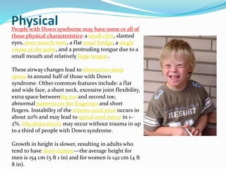 Genetic & ;Development Disorders Down's syndrome. | PPTX