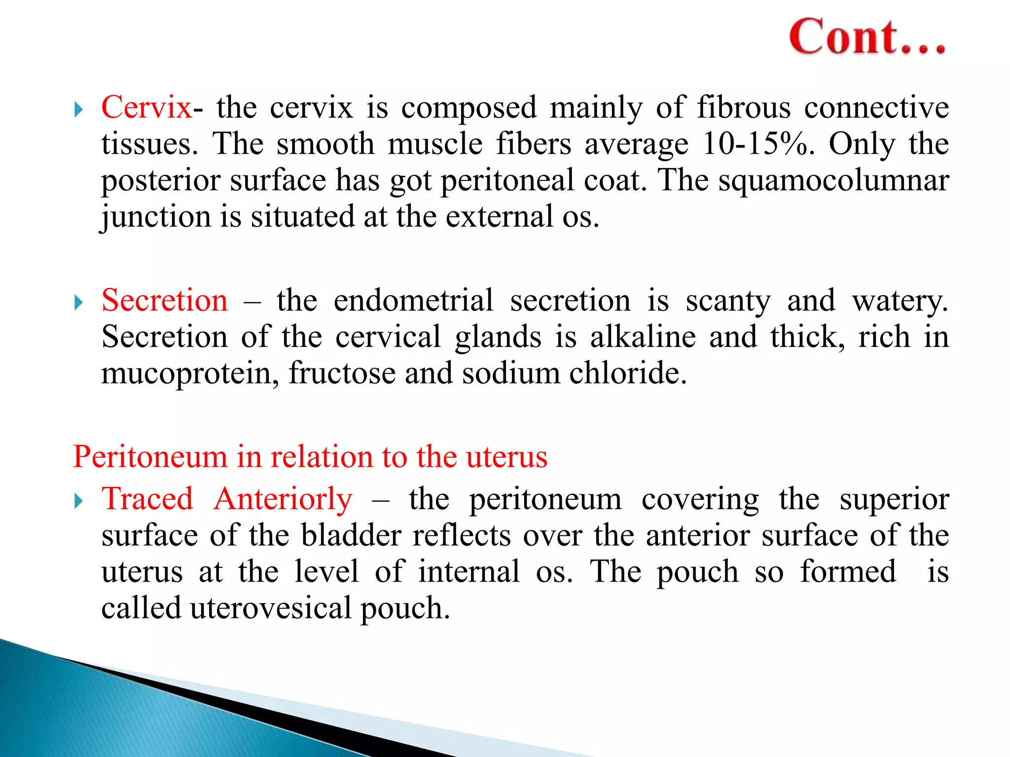 Genetic development and anatomy of female reproductive organs | PPTX