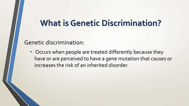 Genetic Discrimination by Thalia Escobedo | PPT
