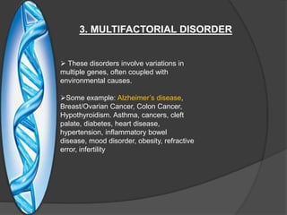 genetic disease by suraj tekam msc 2nd sem. | PPT