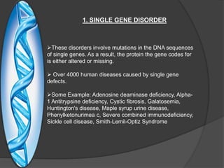 genetic disease by suraj tekam msc 2nd sem. | PPT