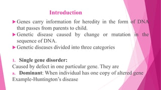 Genetic Diseases | PPTX