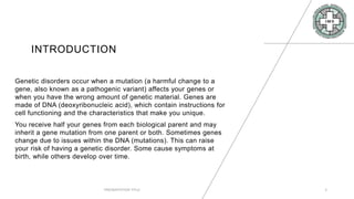 Genetic diseases in cummunity medicine.pptx | Brain and Nervous System ...